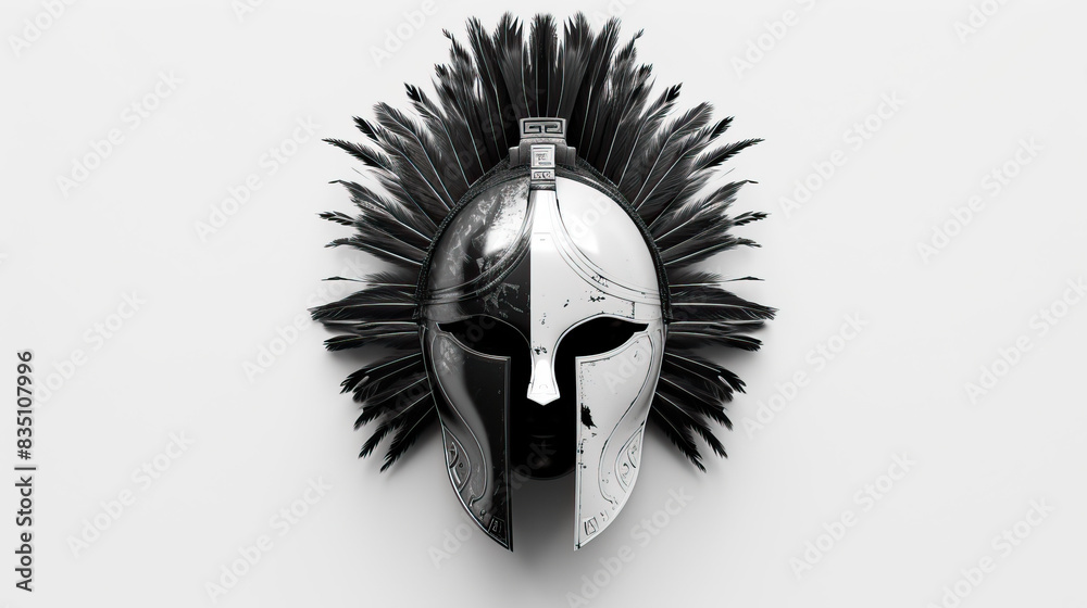 African Zulu warrior helmet illustration, modern graphic design ...