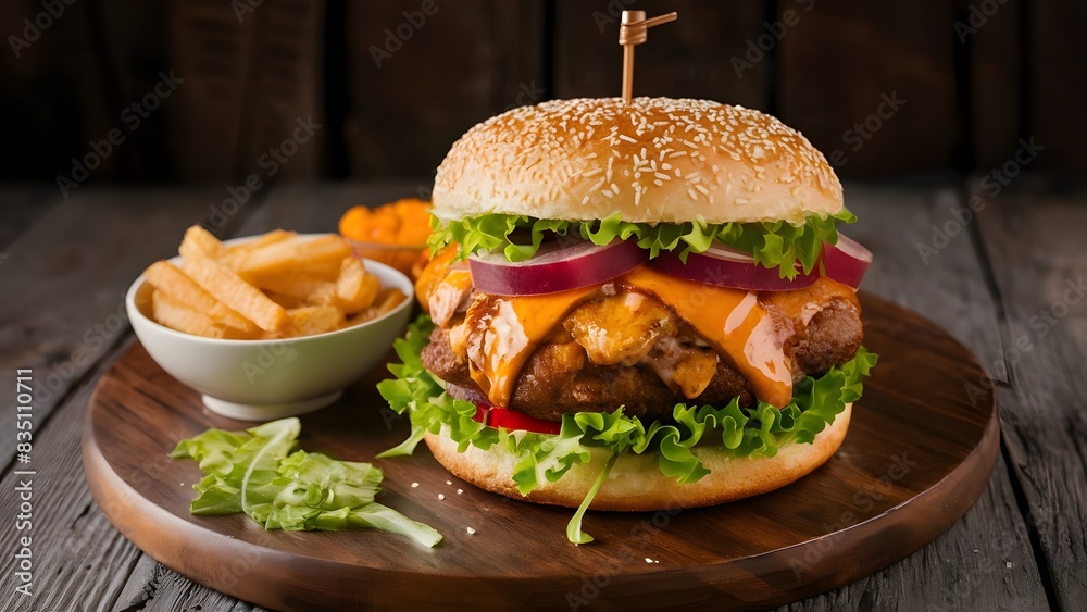 Chicken burger, photo, image, pic, Chicken burger picture, full hd, 4k ...