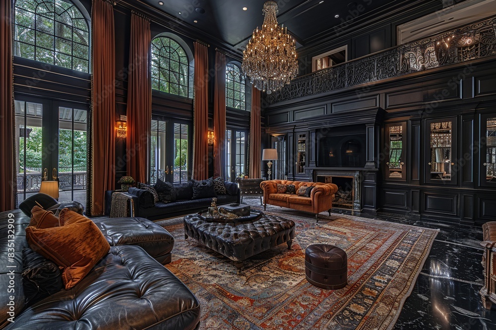 Step into modern luxury with this contemporary European living room ...