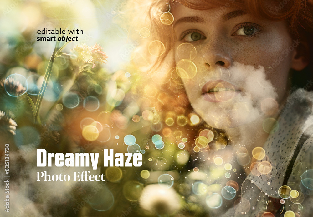 Dreamy Haze Effect Stock Template | Adobe Stock