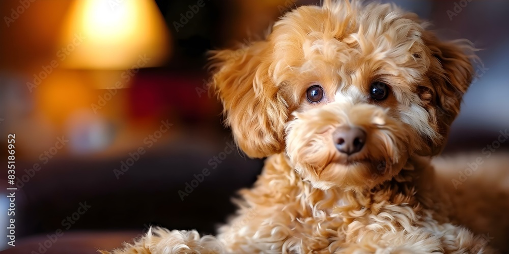 Poodle-themed Zoom background for mental health and animal-assisted ...