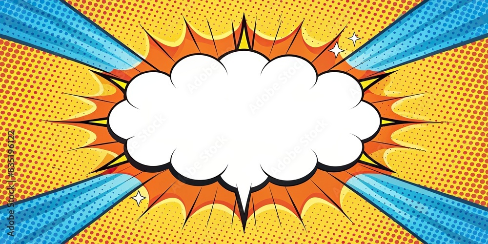 Speech bubble with hand-drawn design for comic book s, speech bubble ...