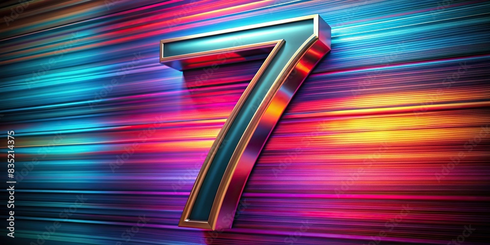 Abstract image of number seven , seven, numeric, symbol, lucky, odd ...