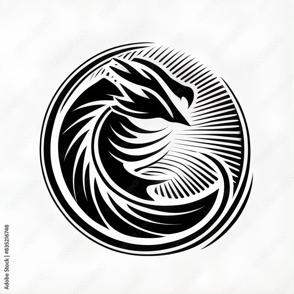 dragon vector design. chinese new year shio. logo gaming. icon apps ...