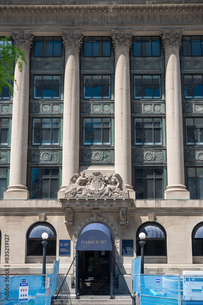 entrance to Harbour 60, a steak house, located in the Toronto Harbour ...