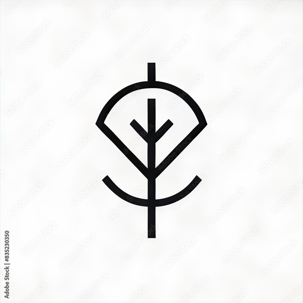 monogram logo modern. icon cool. design symbol iconic. desain art logo ...