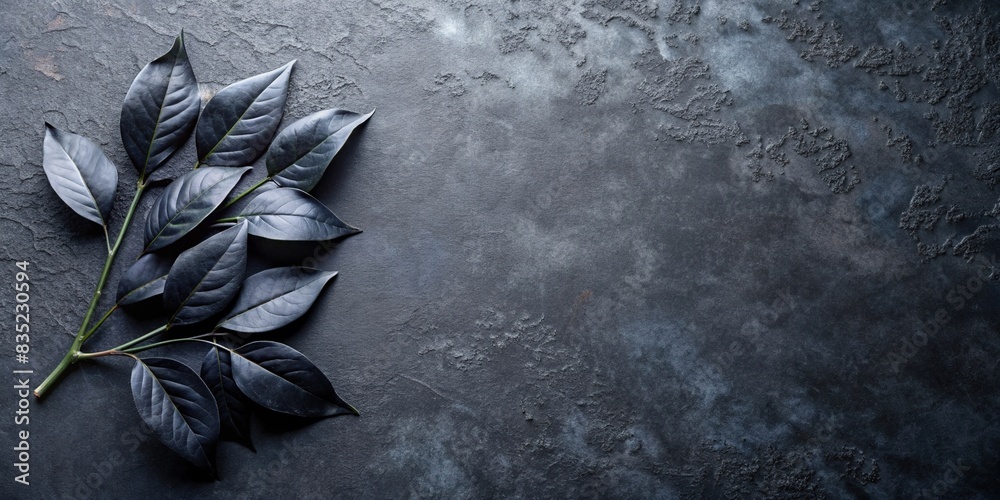 Elegant funeral condolences background with dark textured surface and ...