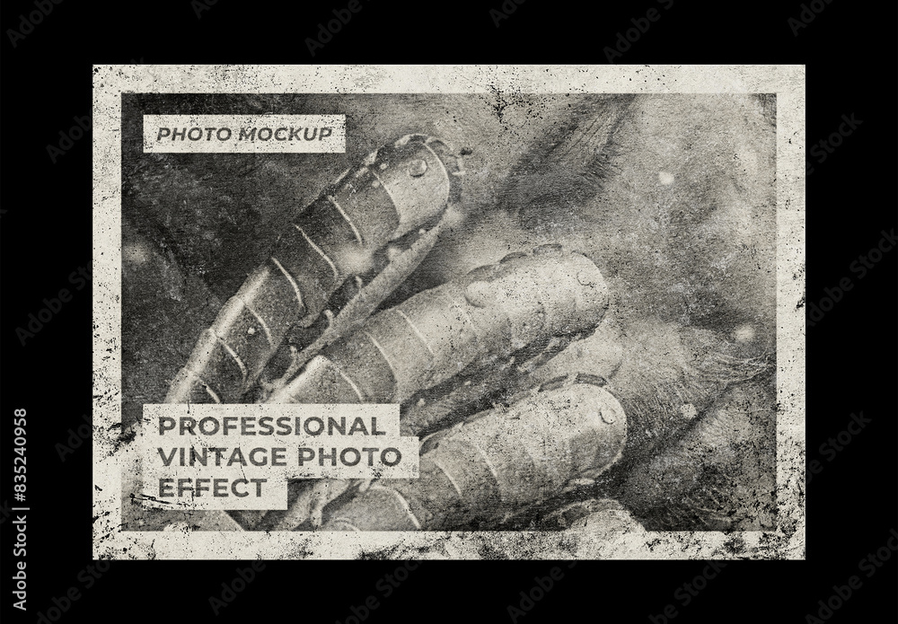 Film Vintage Frame Old Retro Photo Effect Paper Texture Template Mockup ...