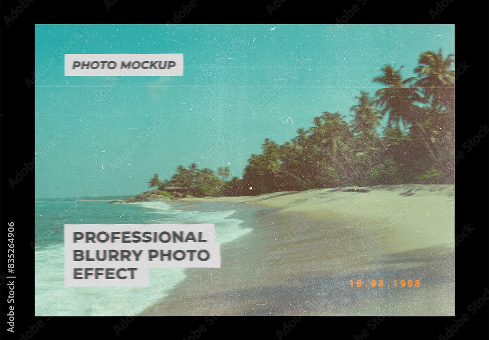 Blurry Film Vintage Frame Old Retro Photo Effect Paper Texture Template ...
