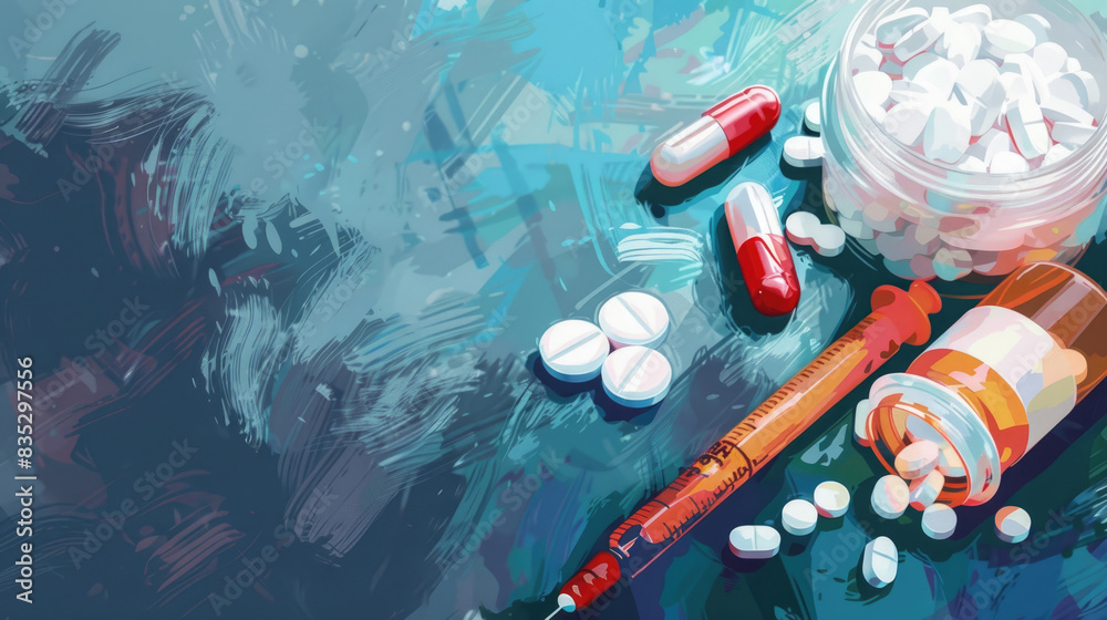 watercolor illustration, vintage postcard, International Day Against ...