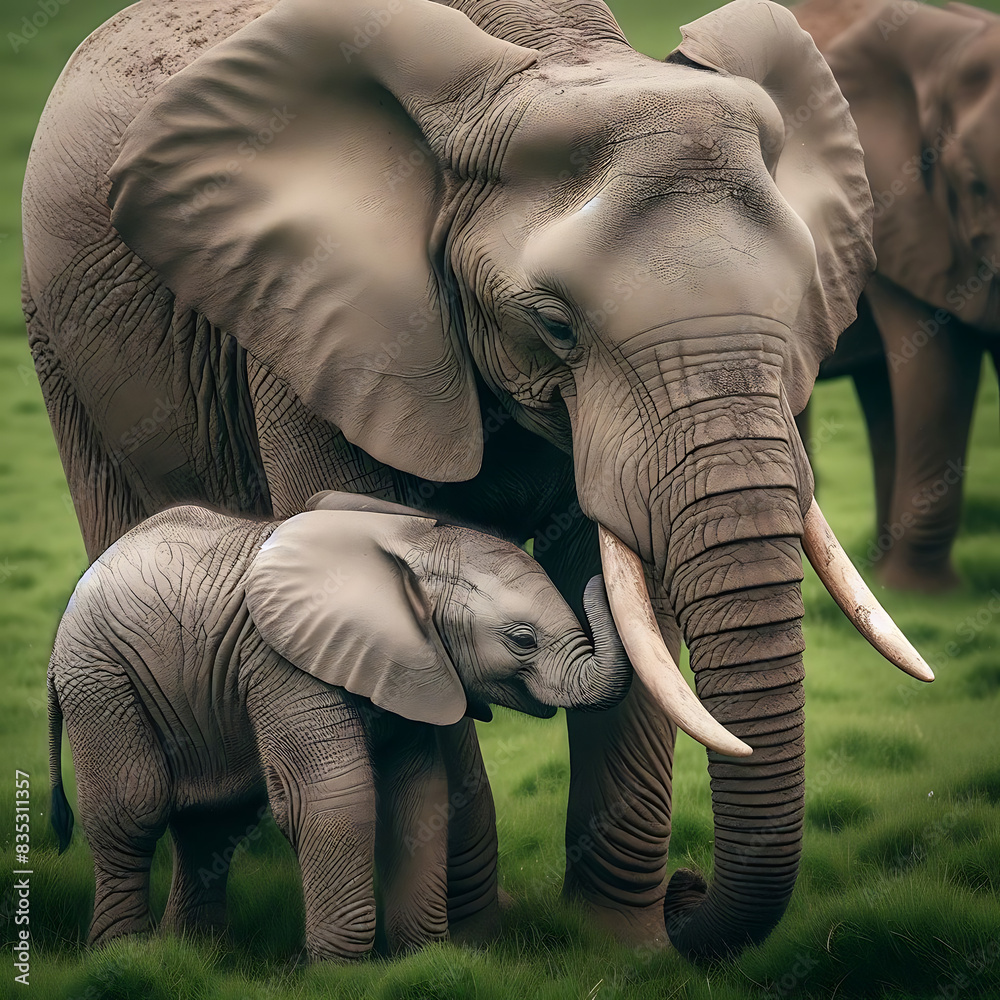 Elephant mom takes care of baby elephant at Minneriya,s National Park ...