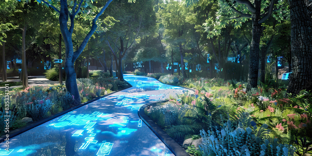 Augmented Reality Park: A park where visitors can experience augmented ...
