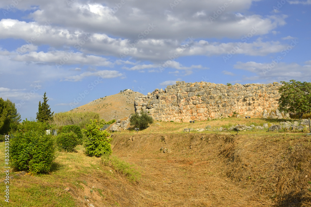 Tyrins, Greece - According to mythology, ancient Tiryns was founded by ...