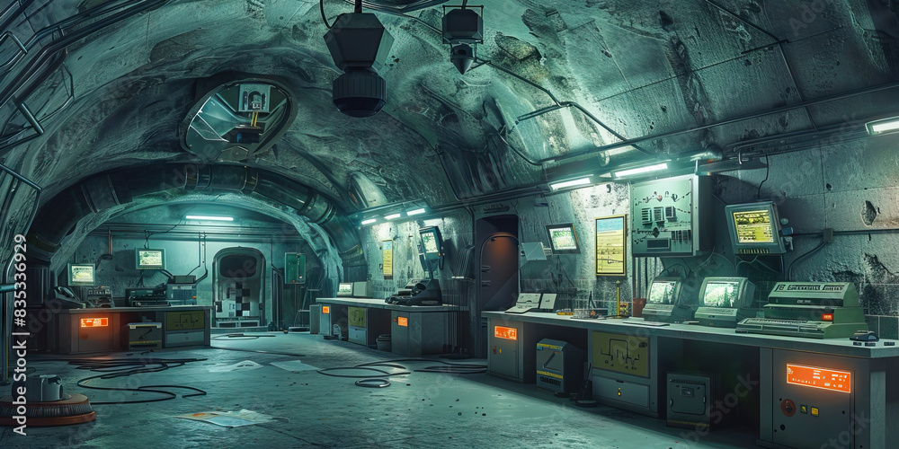 Underground Resistance Hideout: A hidden underground base for a group ...
