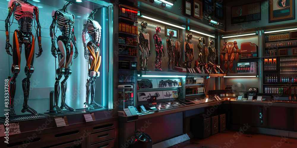 Cybernetic Body Shop: A shop specializing in cybernetic enhancements ...