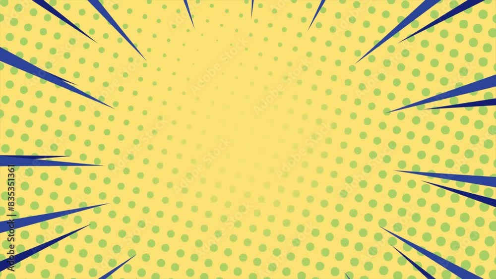 Pop art background, Motion graphics, High-speed abstract speed lines ...