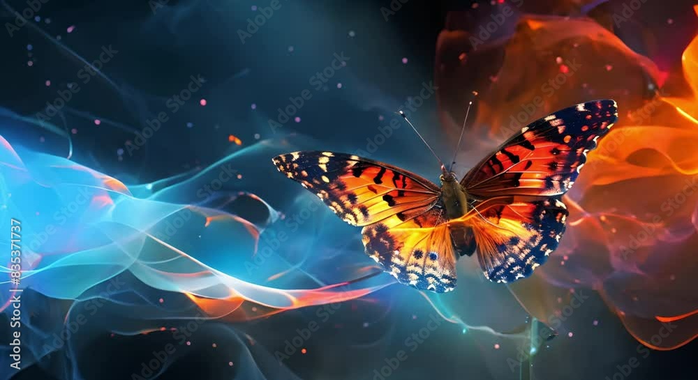 Digital transformation and growth represented by a butterfly-themed ... Digital transformation and growth represented by a butterfly-themed ...