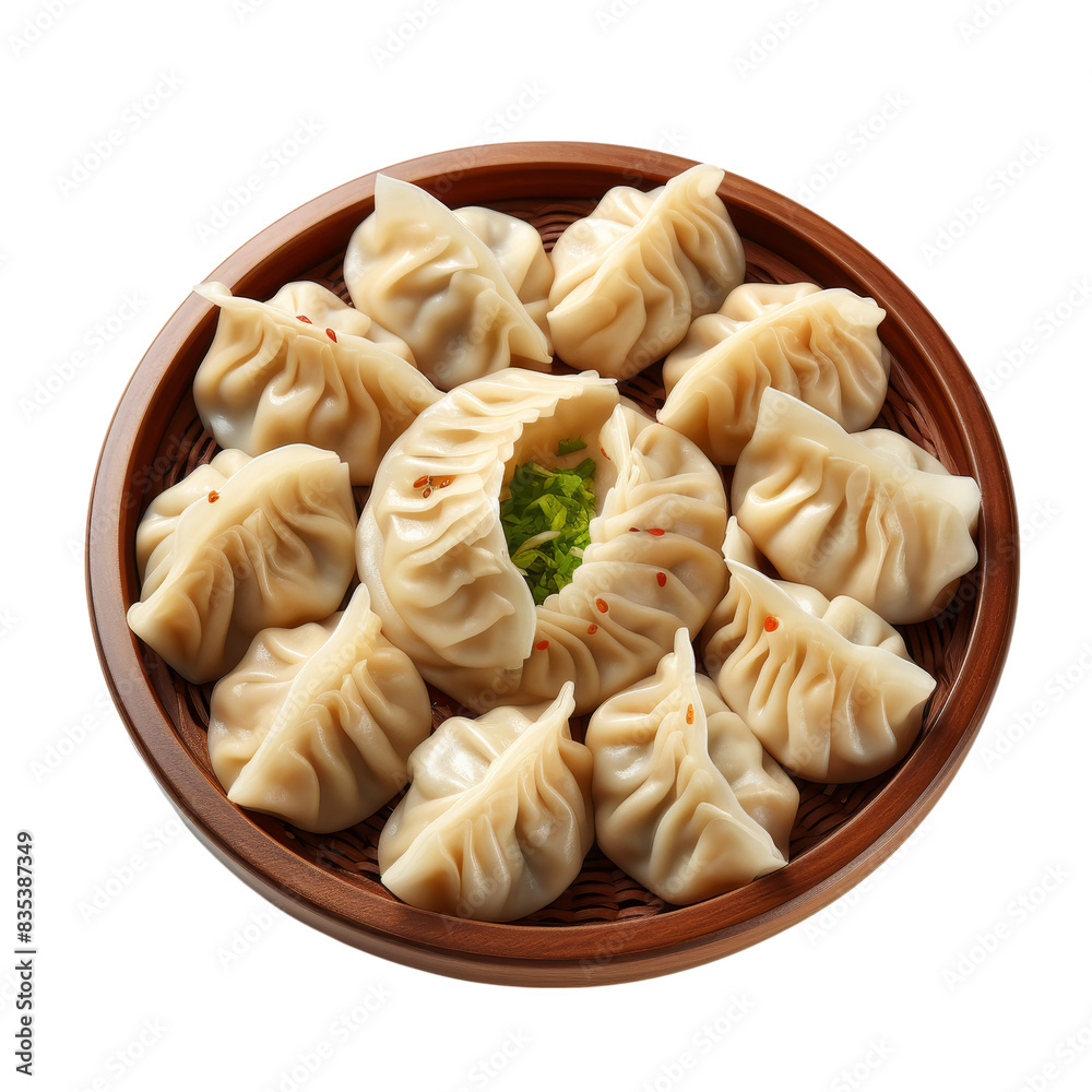 momos food isolated on transparent background, png, cut out. Stock ...
