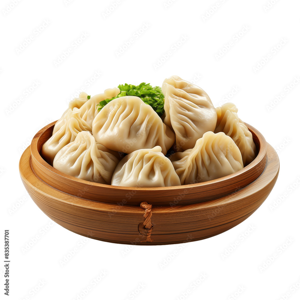 momos food isolated on transparent background, png, cut out. Stock ...