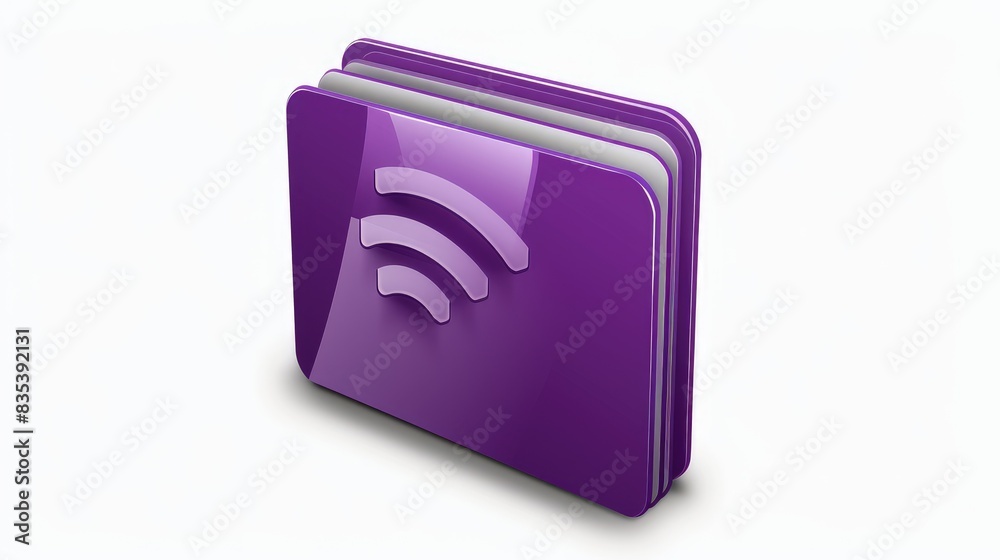 Purple Video Collection Folder Icon for Operating System Folder Icons ...