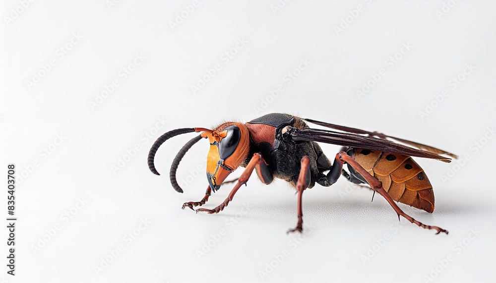 Asian, Northern or Japanese giant hornet - Vespa mandarinia - aka ...