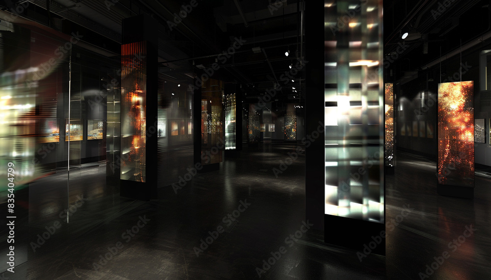 Minimalist Avant Art Gallery featuring modern lenticular photography in ...