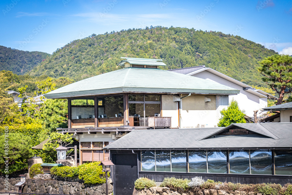 arashiyama park, katsura river, kyoto, japan, river, nature, park ...
