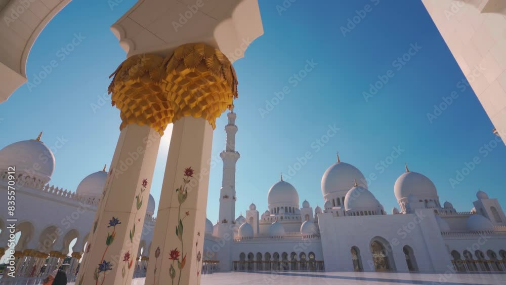 Abu Dhabi, United Arab Emirates - Jan 10 2024, 4k, panoramic view ...