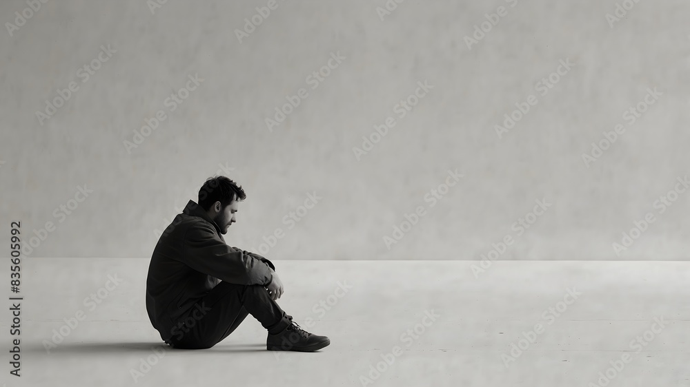 A poem about solitude on a solid white background ai_generated Stock ...