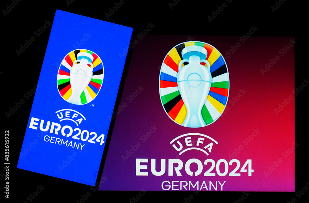 In this photo illustration, The UEFA European Football Championship ...