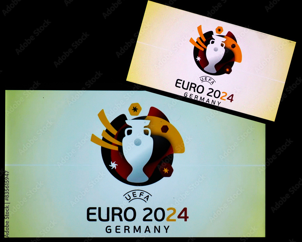 In this photo illustration, The UEFA European Football Championship ...