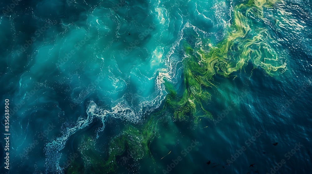 Capture images of phytoplankton blooms and their role in the ocean ...