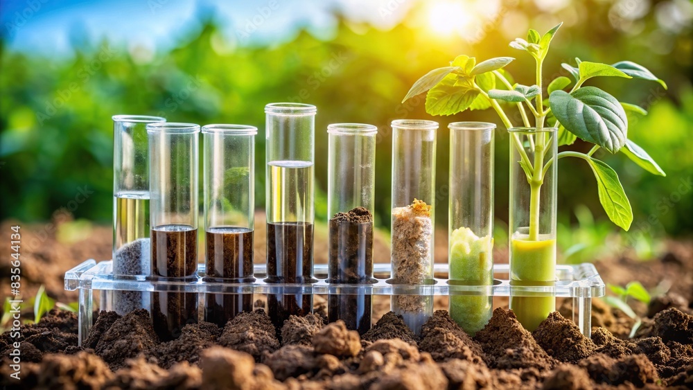 Soil health testing kit for nutrient analysis , soil, health, testing ...