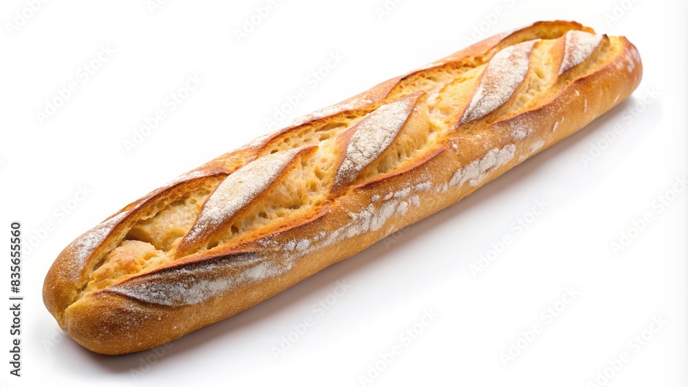 French bread baguette isolated on background, French bread, baguette ...