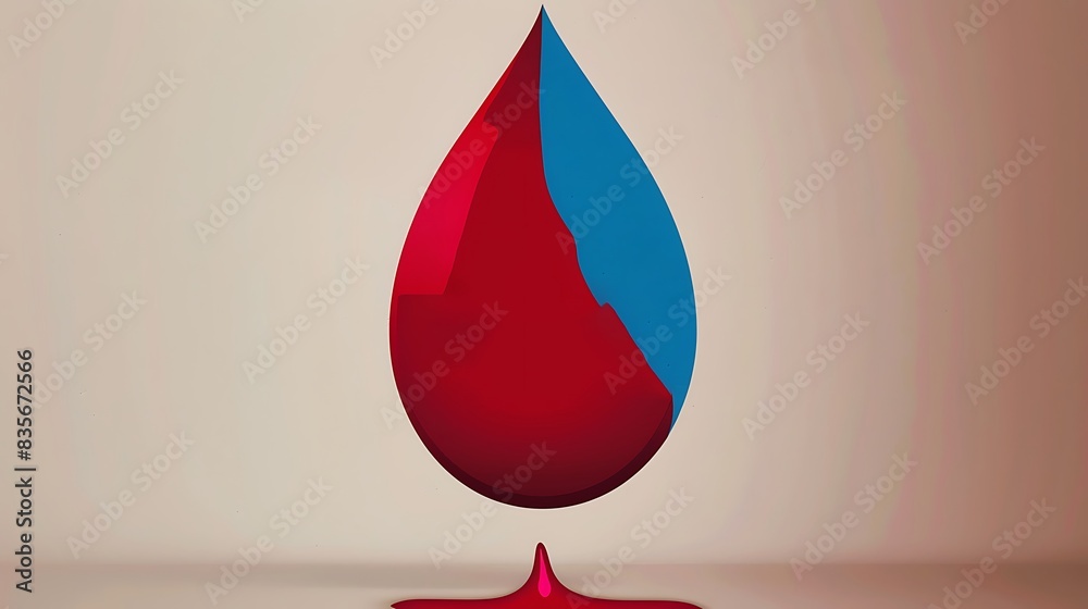 Develop a compelling World Blood Donor Day poster. Incorporate a ...