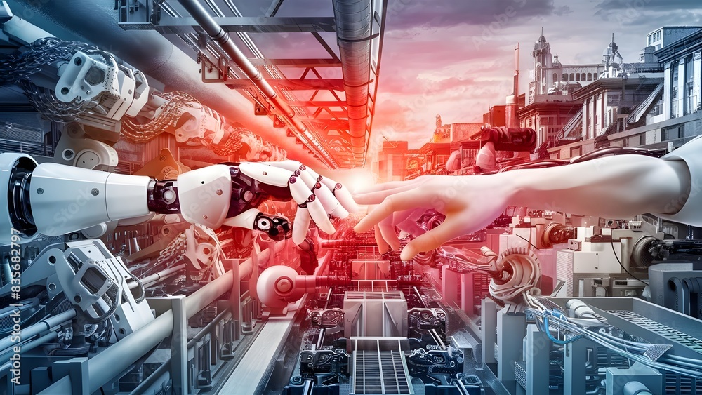 Highly detailed technology texture, AI supercomputer Chrome, insane ...