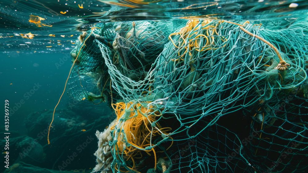 Pollution caused by plastic is a big problem in the ocean. A lot of ...