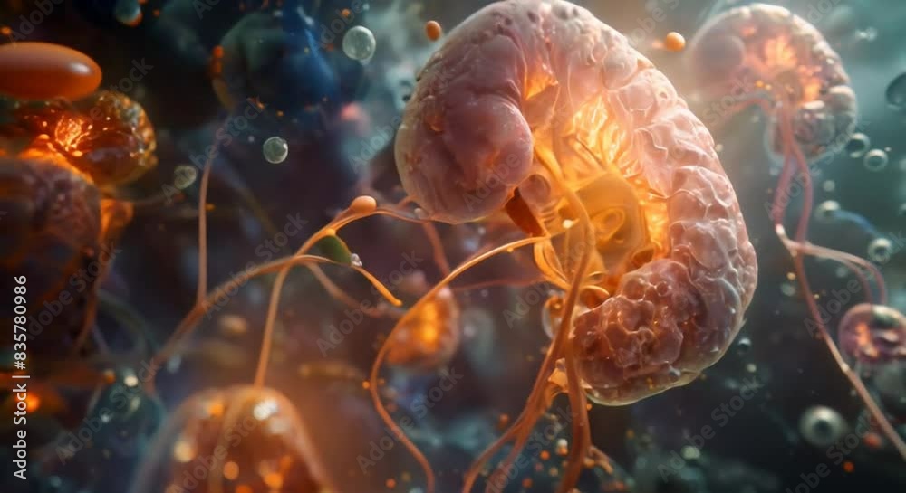 A comprehensive visualization that transitions from a macroscopic ...