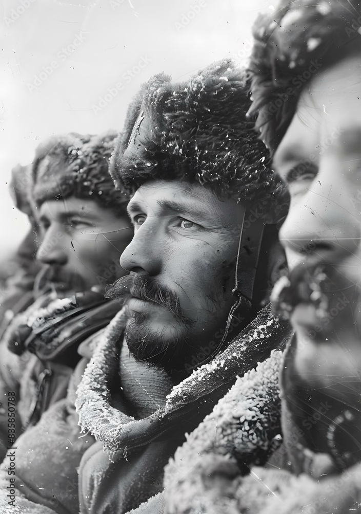 Soviet soldiers during the Winter War between Finland and the Soviet ...