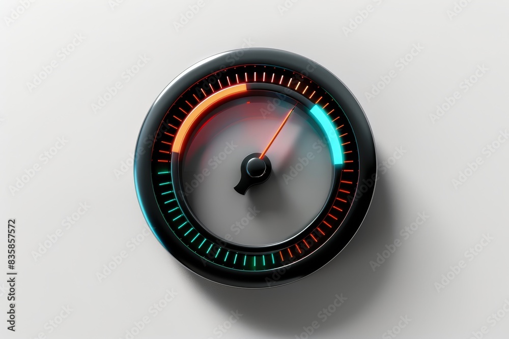 Realistic photograph of a complete Progress indicators,solid stark ...