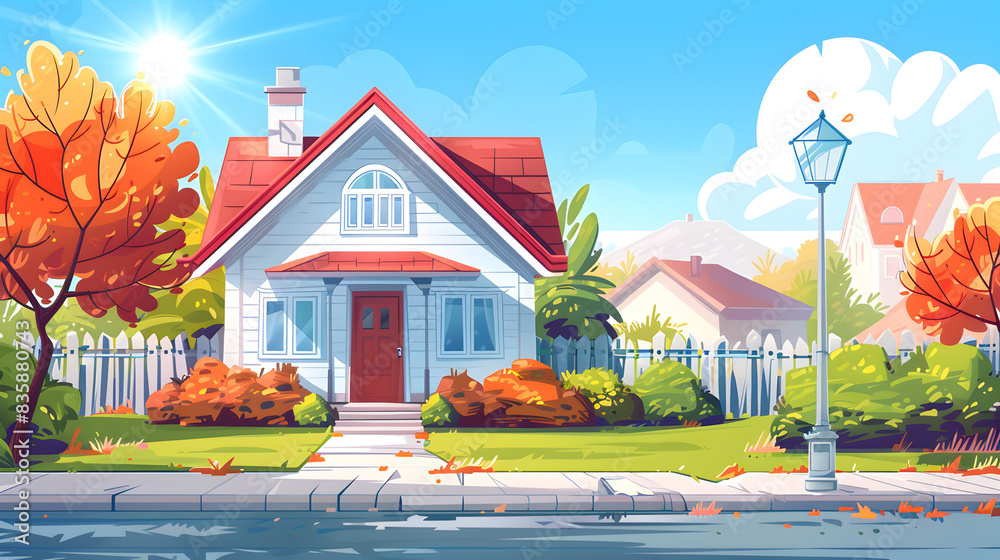 Cape cod house with successive dormers and a stone pathway magazine ...