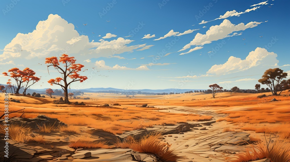 A stark before-and-after comparison of an area affected by ...