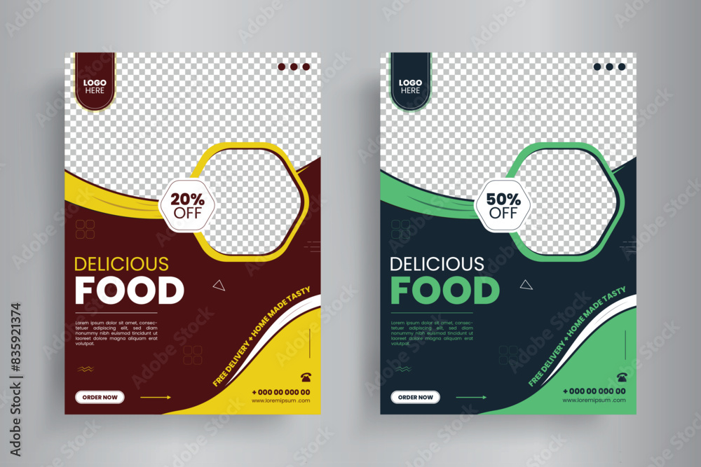 Food Flyer Template design, restaurant food flyer, fast food template ...