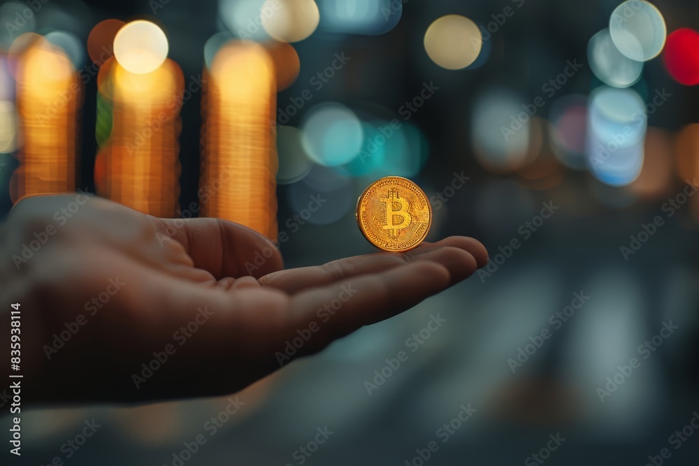 Investment stock market growth graph Wealth. concept of successful ...