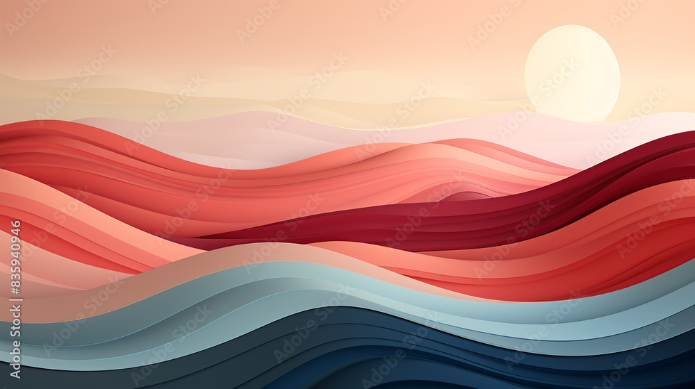 Minimalist background with a subtle paper texture, adding a tactile ...