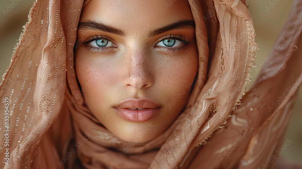 hijab fashion muslim woman beauty and skincare makeup and aesthetic ...