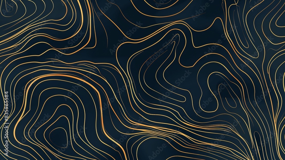 A modern graphic of abstract wave pattern and organic texture map, with ...
