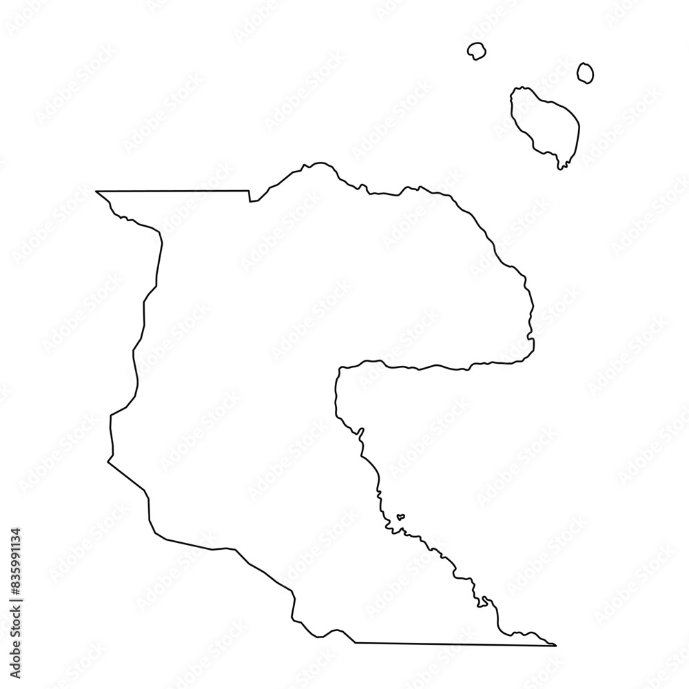 Morobe Province map, administrative division of Papua New Guinea ...