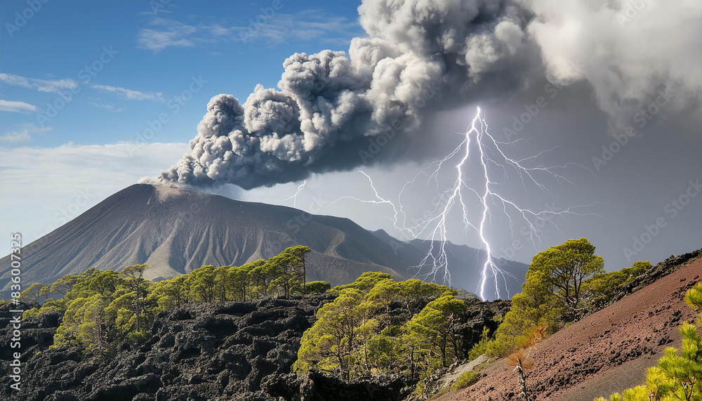 Volcanic Lightning Capture the rare phenomenon of volcanic lightning ...