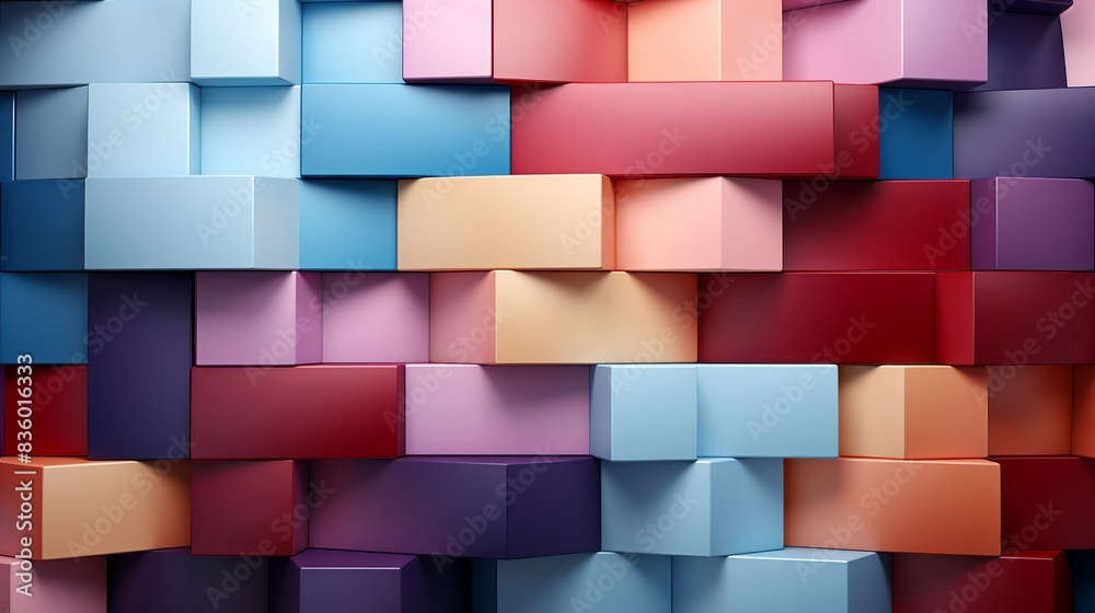 An abstract pattern of puzzle pieces fitting together, symbolizing the ...